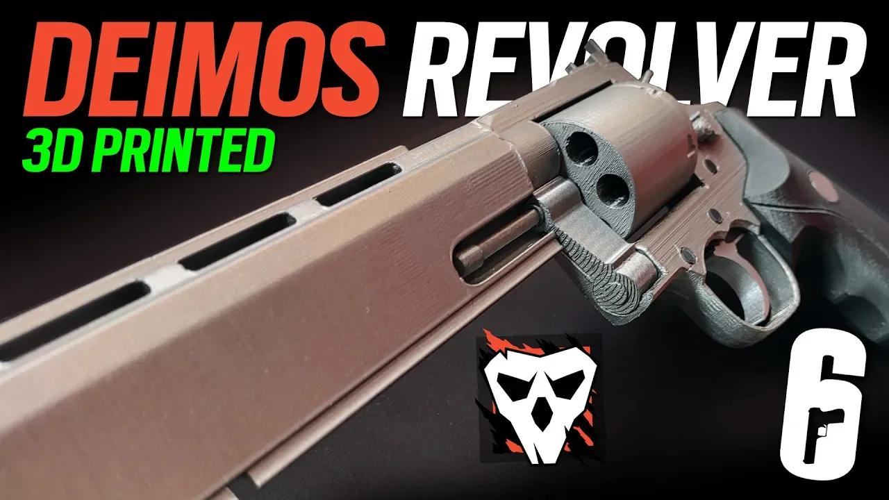 Final Build Deimos Revolver - Vendetta - 3D Printed - Rainbow Six Siege ...