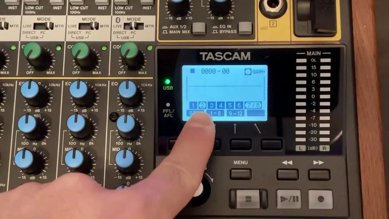TASCAM Model 12 Firmware 1.40 Update | New Features Explained