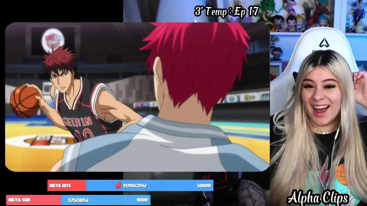 Mariana Alpha - KAGAMI VS AKASHI | Kuroko No Basket | 3° Temp (S3) Ep 17 [ React ]