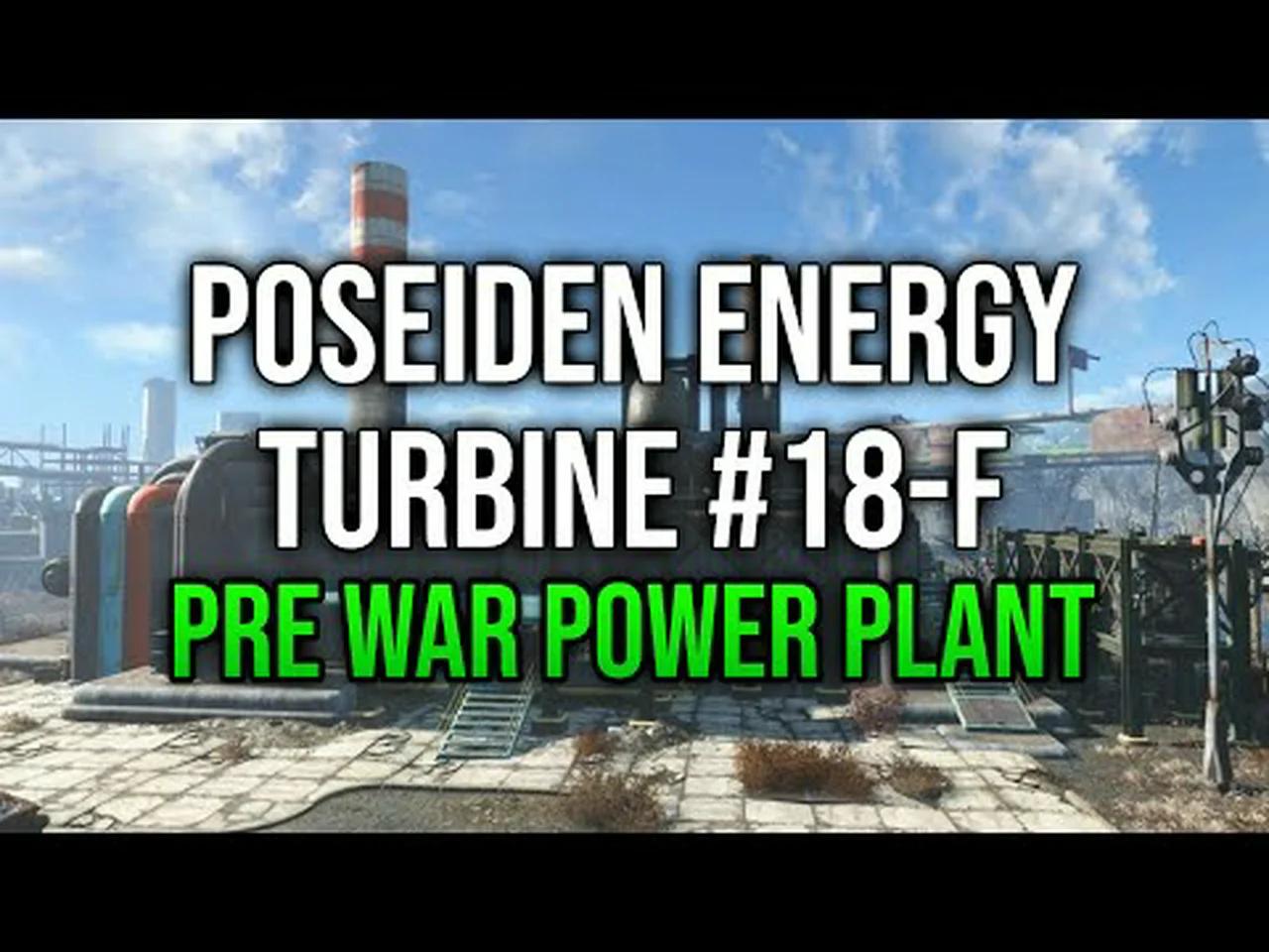 Fallout 4 Explored - Poseiden Energy Turbine #18-F