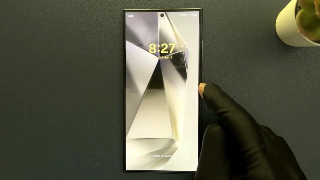 How to Enable/Disable Touch and Hold to Edit the Lock Screen on Samsung Galaxy S24 Ultra?