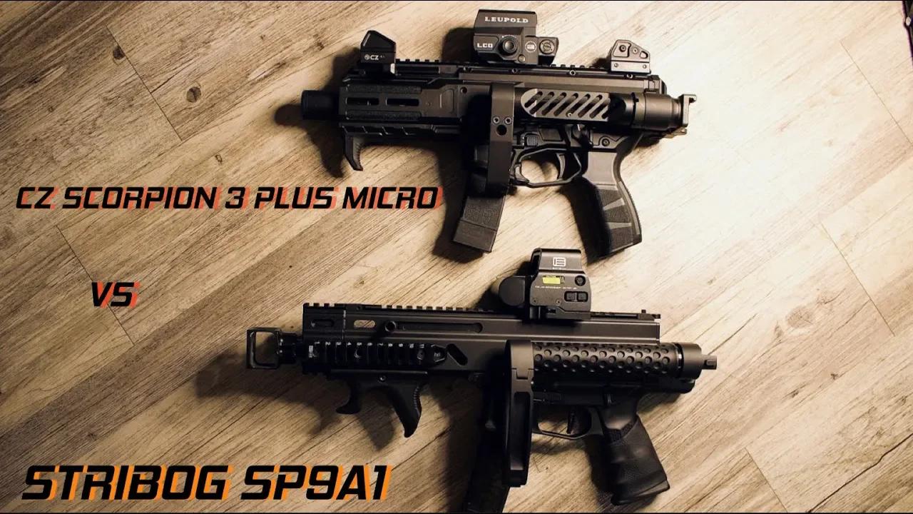 Stribog SP9A1 VS CZ Scorpion 3 Plus Micro