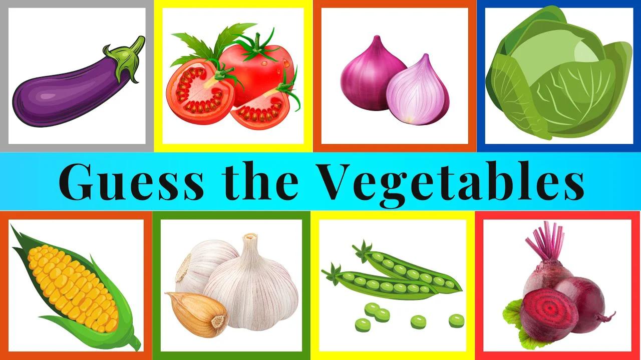 Guess the Vegetables | Fruit and Veg Quiz | Vegetable Quiz