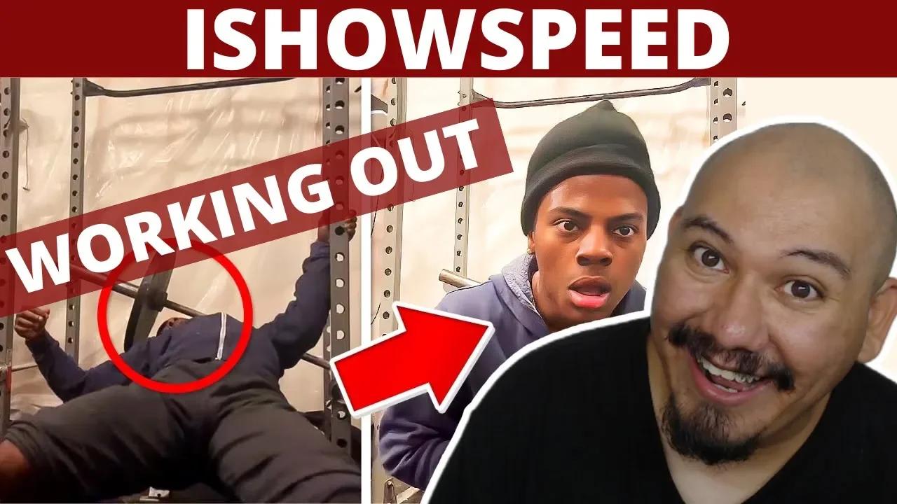 iShowSpeed Reaction: iShowSpeed ALMOST DIES Working Out by Live Speedy