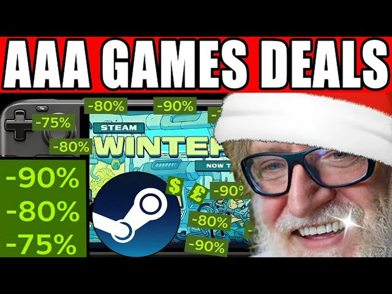 TOP 35 AAA Steam Deck Games! STEAM WINTER SALE 2025! UP TO 90% OFF!