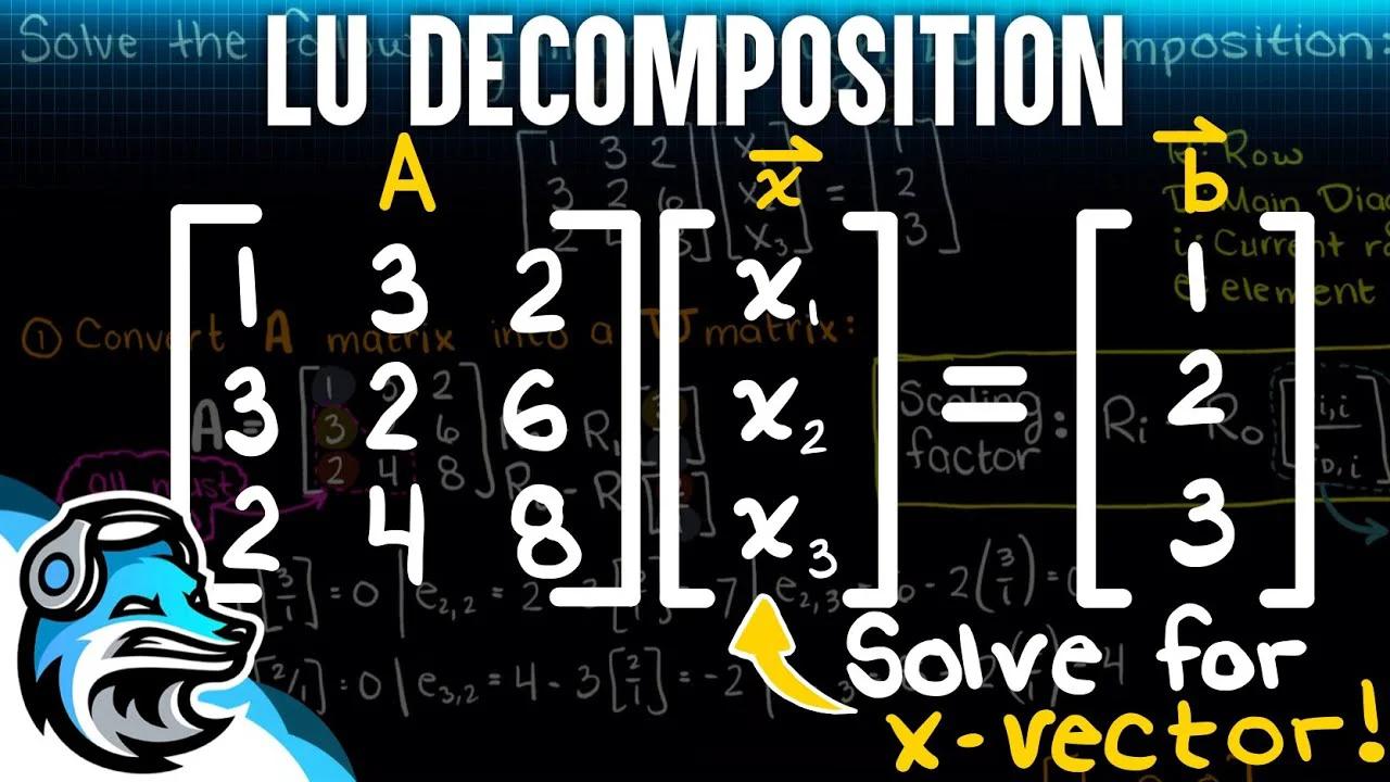 LU Decomposition Example | Numerical Methods