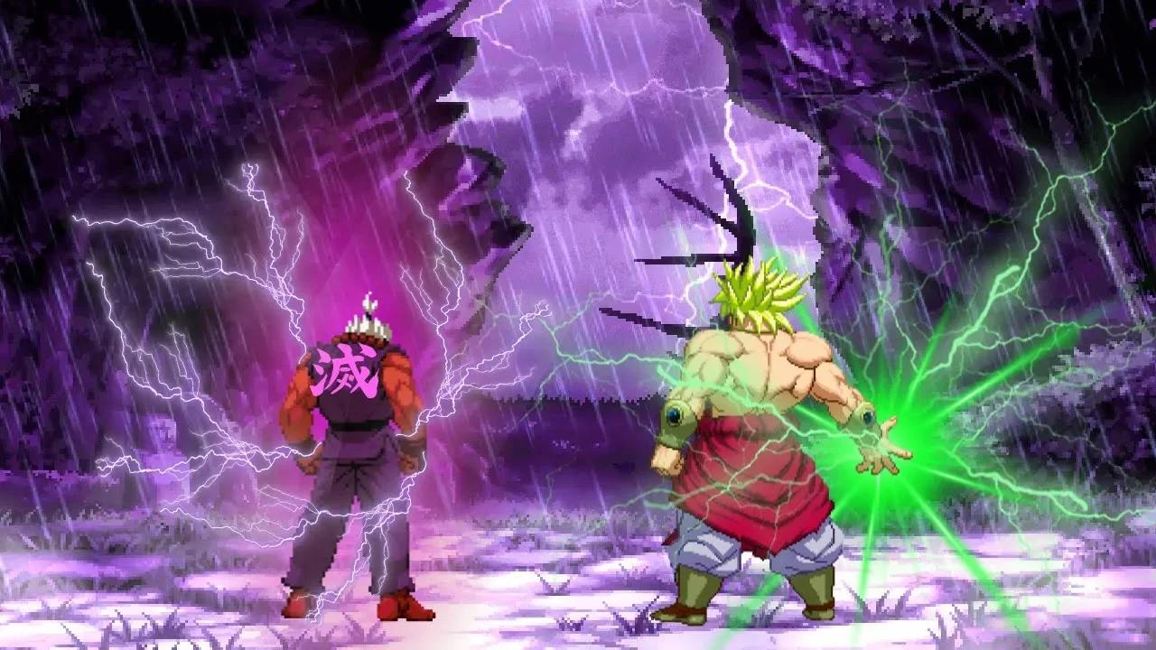 Broly Vs Shin Akuma - Legendary Super Saiyan X Master of the Fist ...