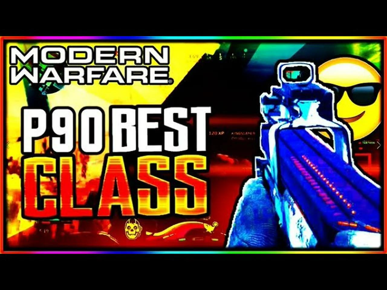 THIS GUN IS INSANE! - OVERPOWERED P90 CLASS SETUP after UPDATE 1.11 COD MW! (MW BEST CLASS SETUP)