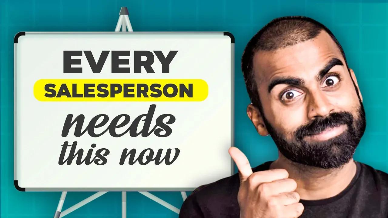 Every Sales Guy Everywhere Should Work On Immediately