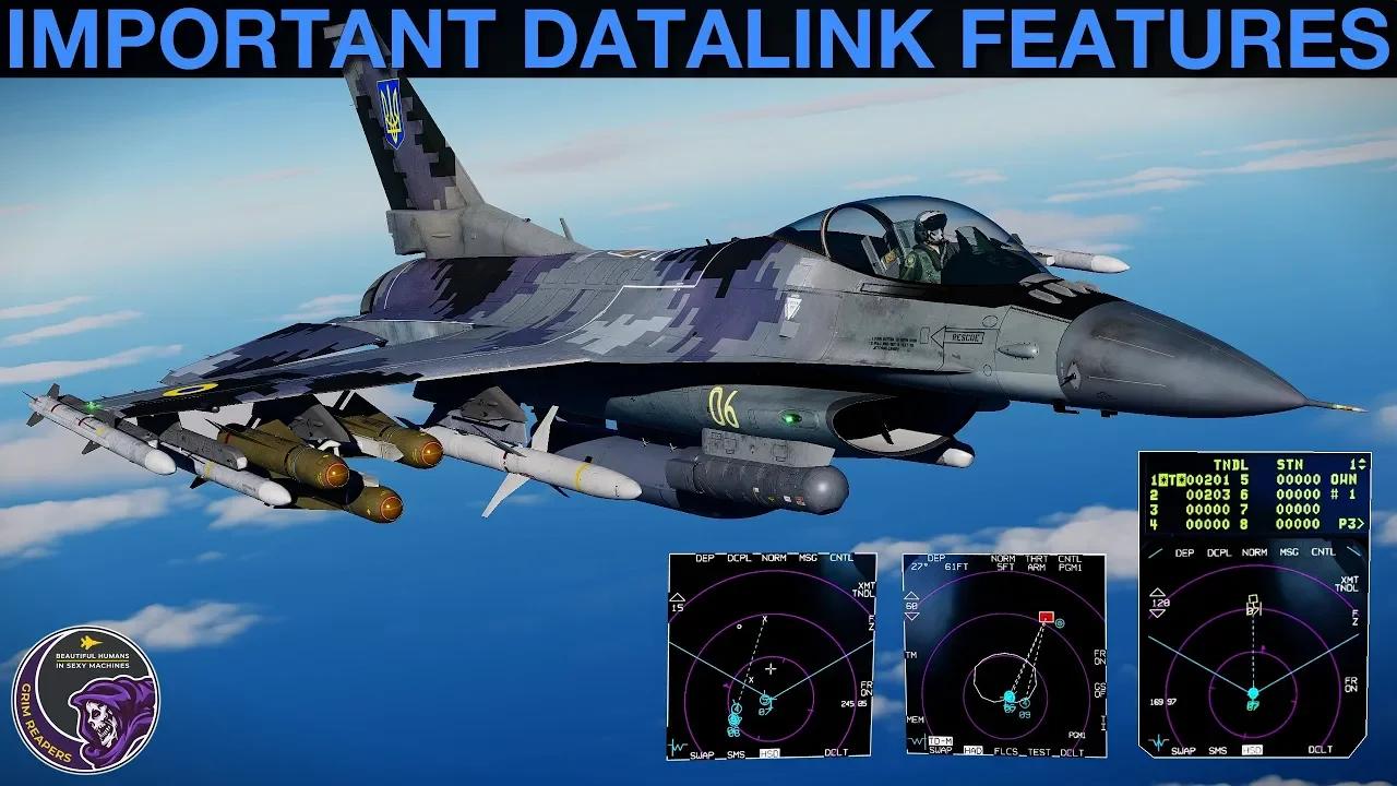 F-16C Viper: *IMPORTANT NEW* CAP/CAS/SEAD Datalink Features Tutorial | DCS