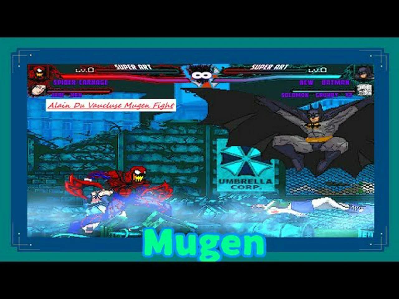 Mugen : Spider-Carnage & Juri Han Vs New Batman & Solomon Grundy (Request)