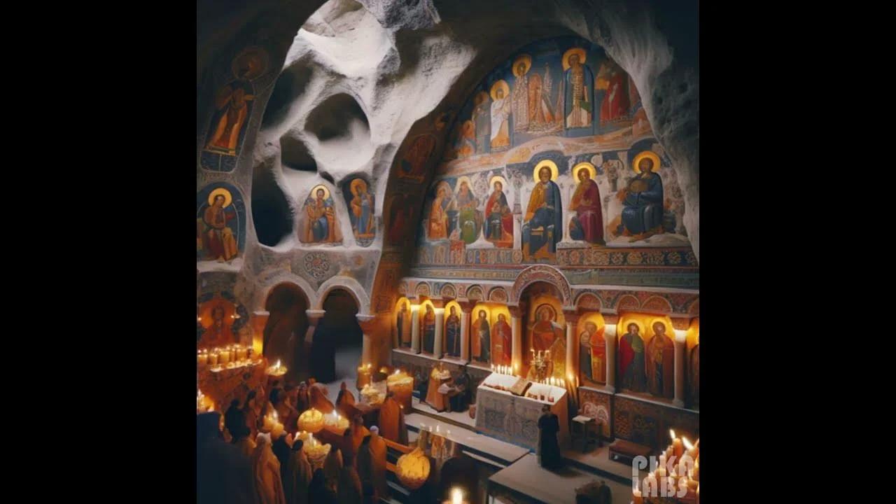 Sacred Echoes: Ancient Orthodox Liturgy in Cappadocia 🕍🕯️ #art # ...