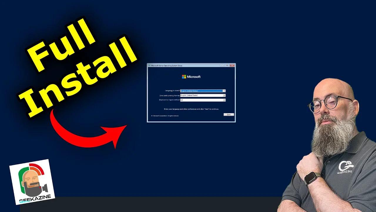 Installing Windows Server 2022