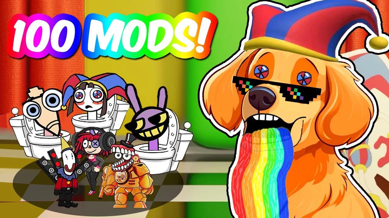 The AMAZING DIGITAL CIRCUS pero con 100 MODS!!!
