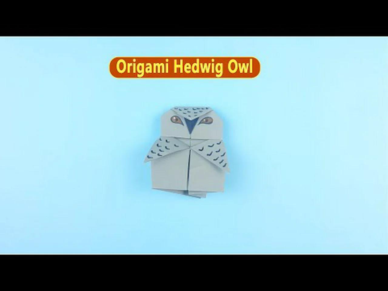 Origami Harry Potter Hedwig Owl - Easy Paper Crafts