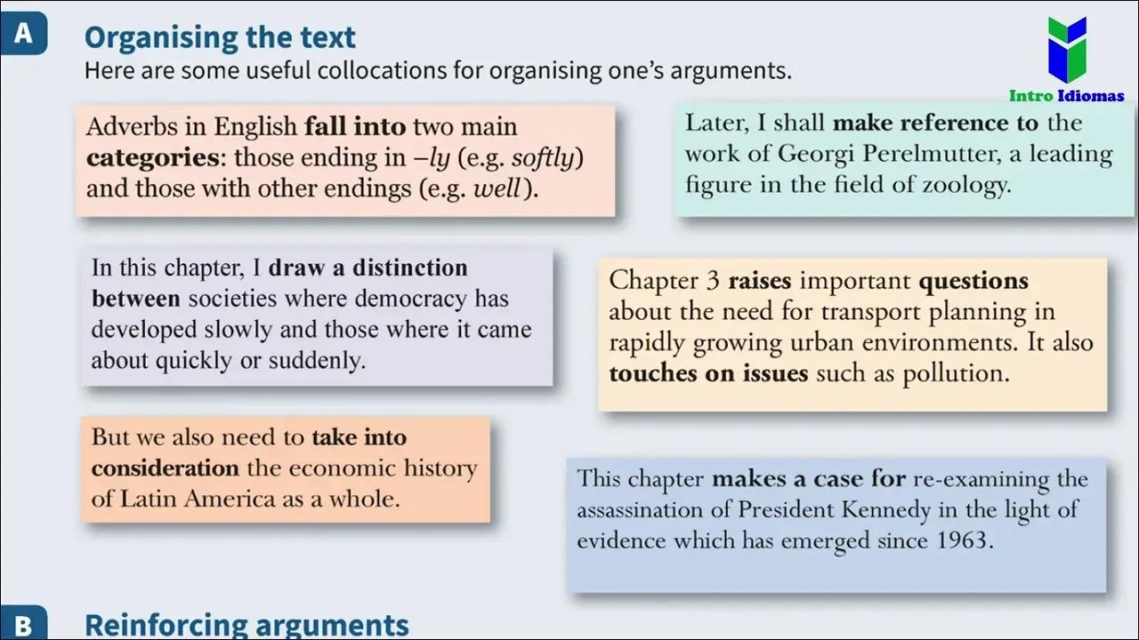 032 - 033 - ACADEMIC WRITING - Units 32 - 33 - ENGLISH COLLOCATIONS IN ...