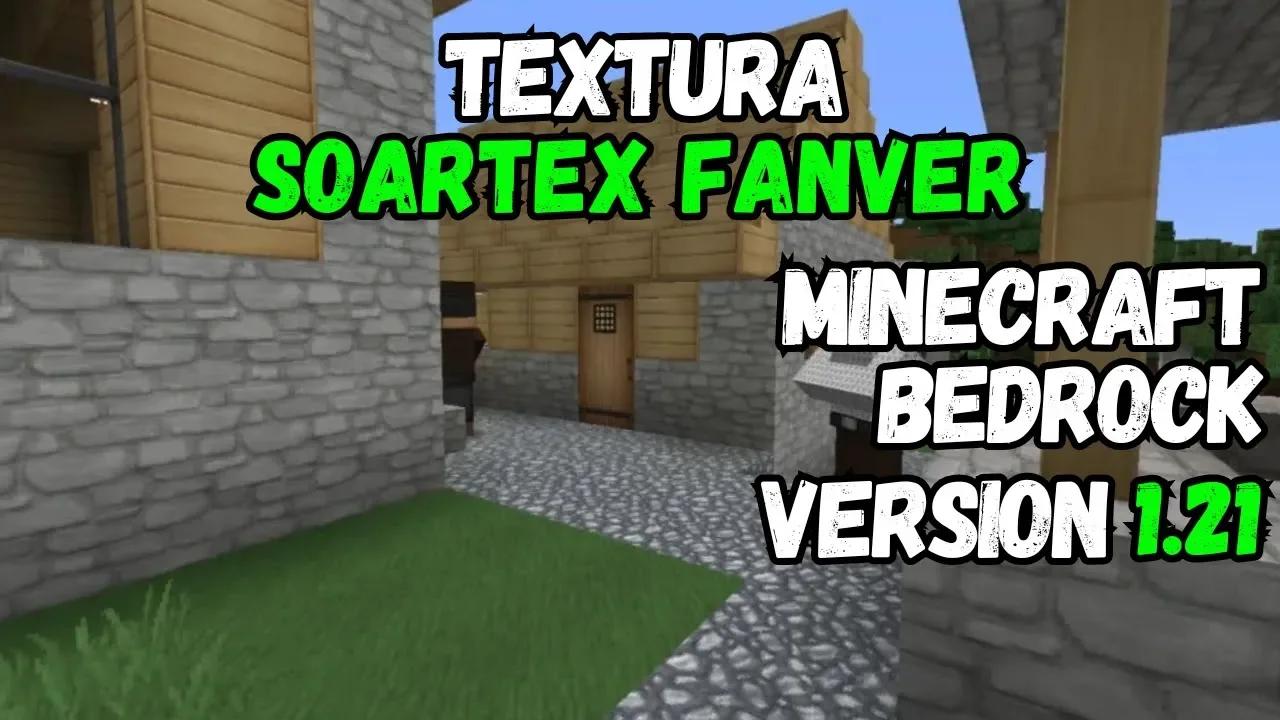 TEXTURA SOARTEX FANVER 1.21 PARA MINECRAFT BEDROCK #mediafıre #minecraft #textura #mcpe