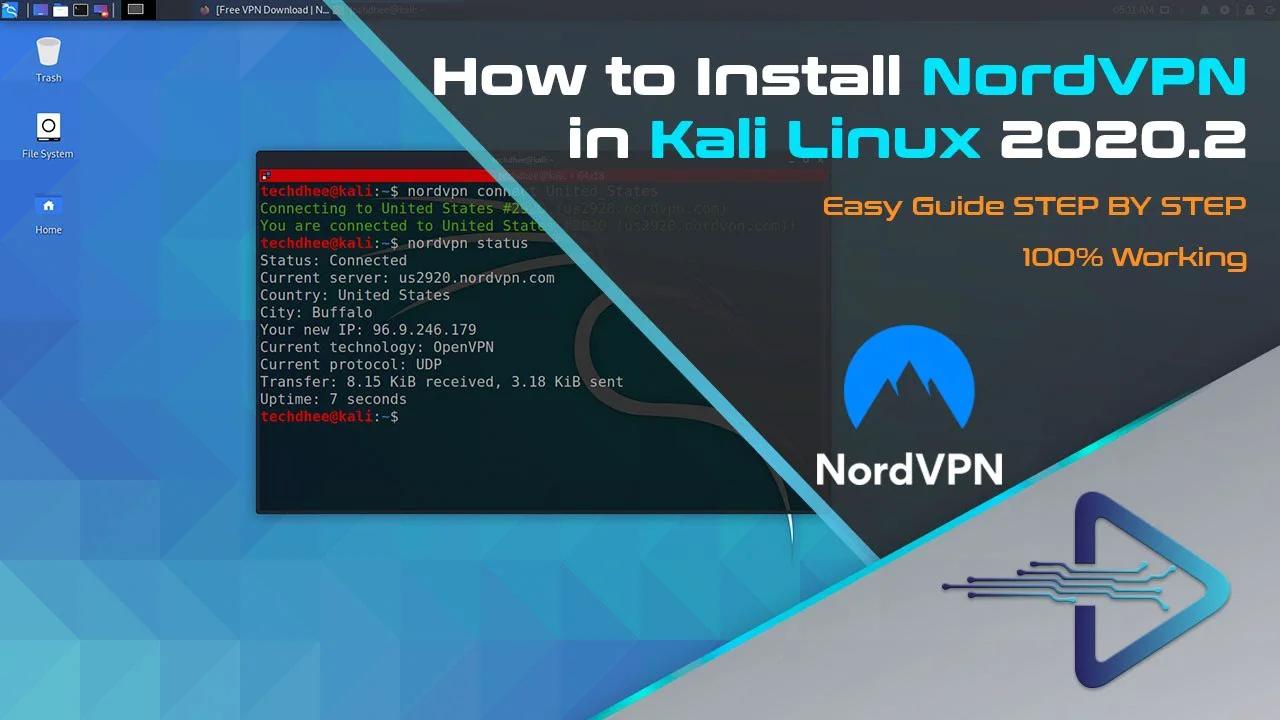 How To Install NordVPN in Kali Linux | 100% Working