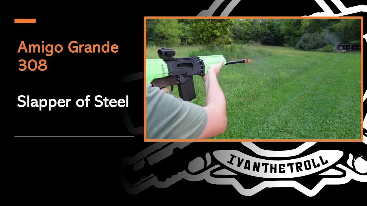 Amigo Grande 3D Printed 308 Pounding Some Steel
