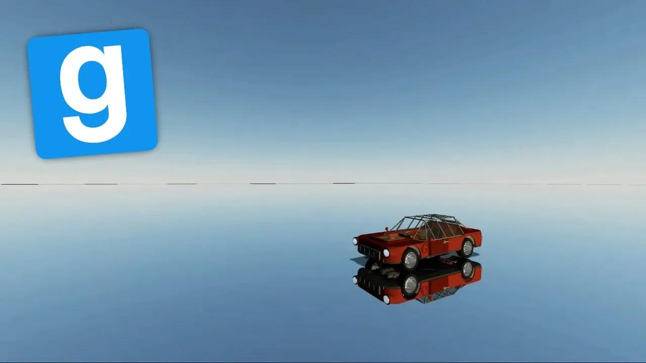 Garry's Mod Map Review: Reflective Flat - gm_reflat (Big big mirror!)