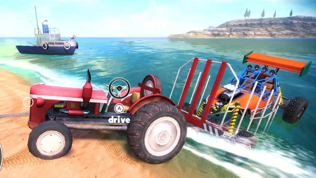 Farming Tractor Recovery Off-road Vehicle From SEA Off The Road ...