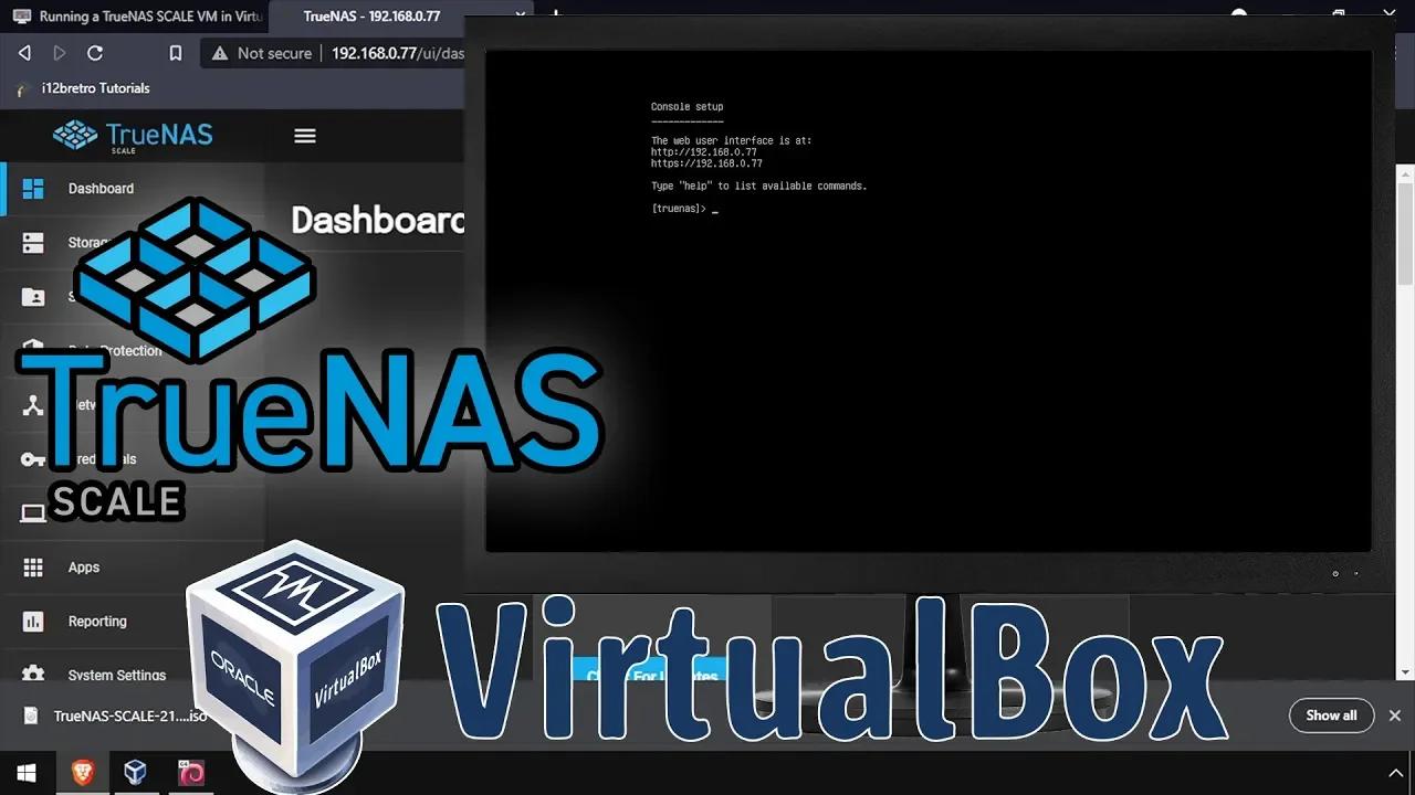Running a TrueNAS SCALE VM in VirtualBox