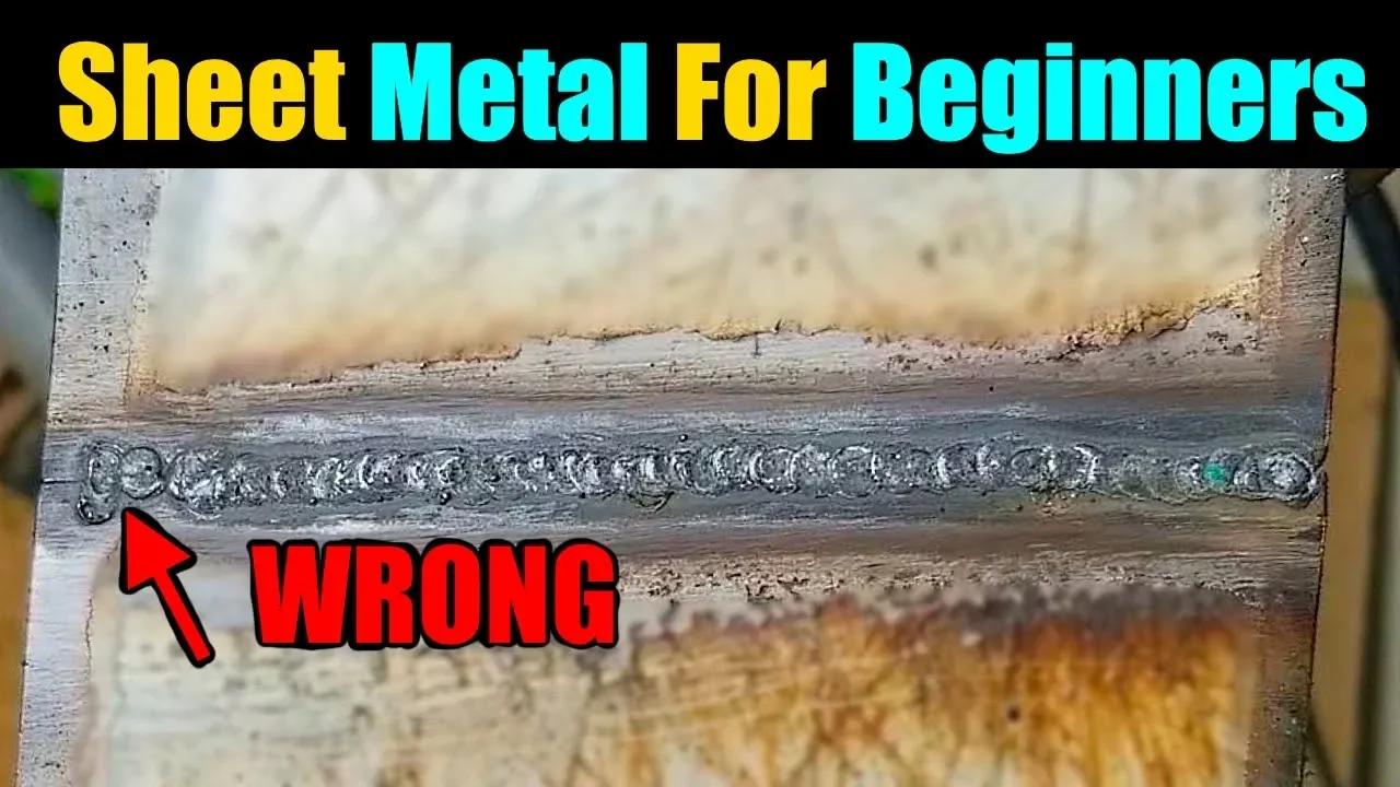 How To Weld Sheet Metal With Flux Core Wire For Beginners | Flux Core Welding Tips And Tricks