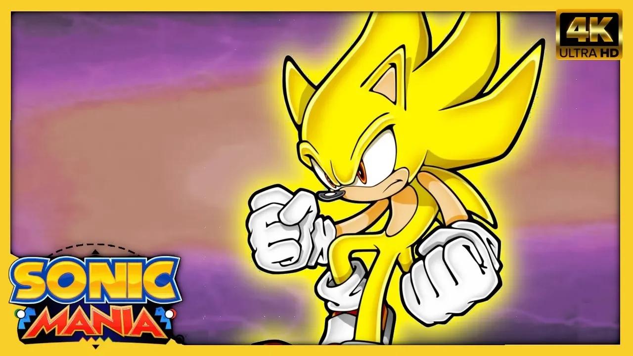 Custom Sonic Mania Level Wrapped in Black (4K|60FPS)