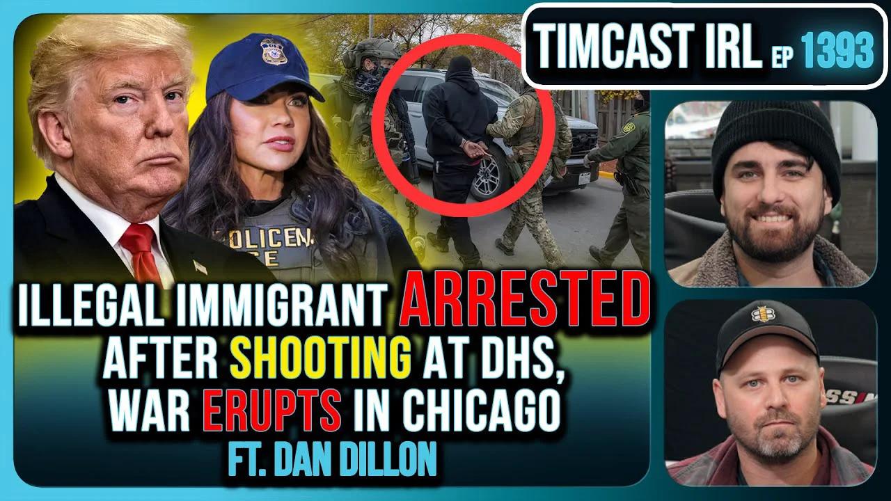Illegal Immigrant ARRESTED After Shooting At DHS, War ERUPTS In Chicago ...