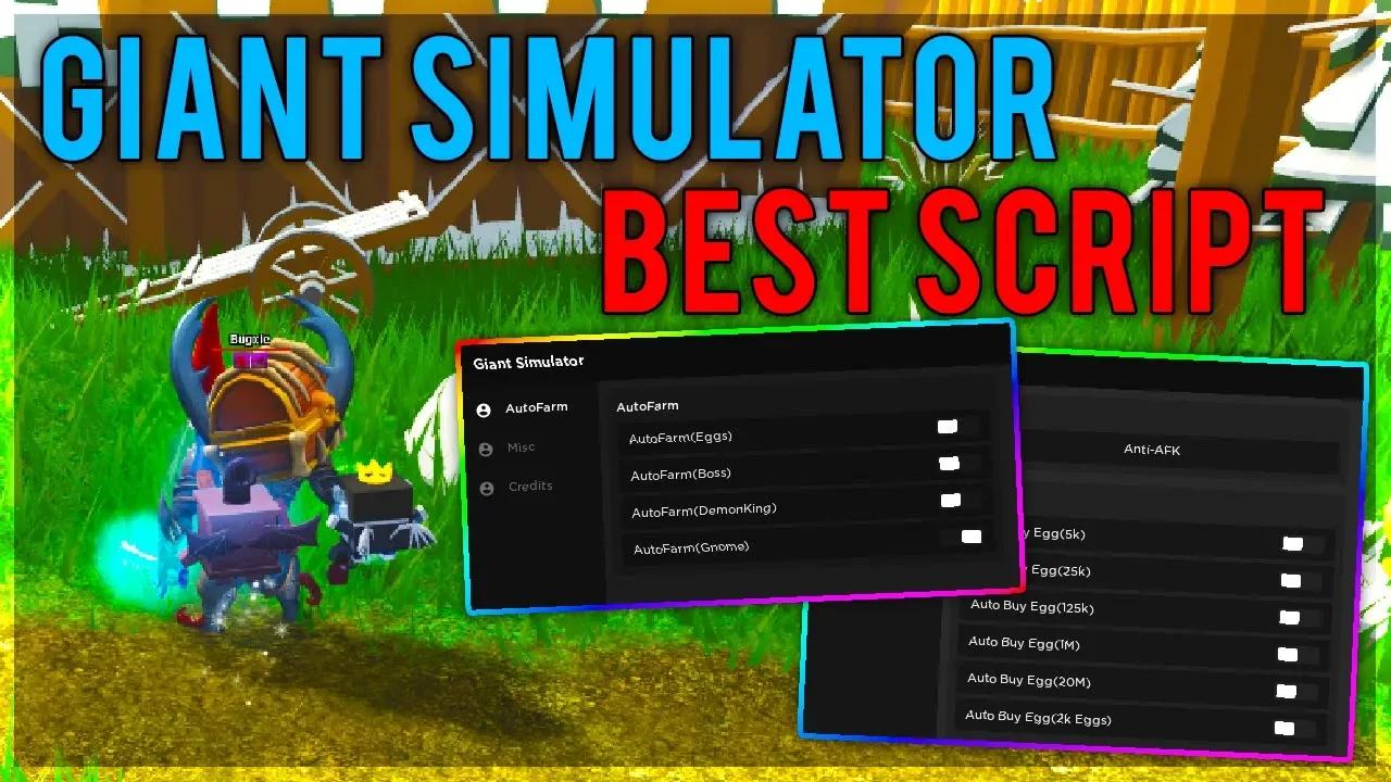 ROBLOX Giant Simulator BEST BOSS AUTO FARM HACK GUI SCRIPT