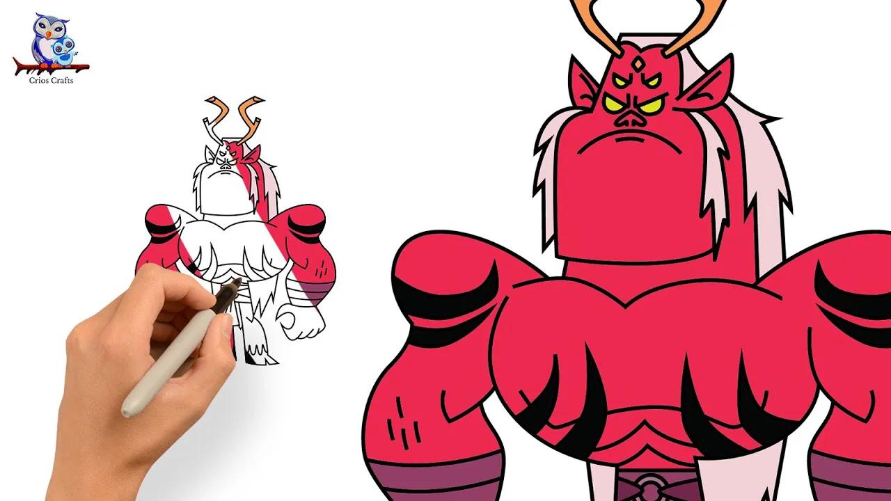 How to Draw Trigon - Teen Titans Go!