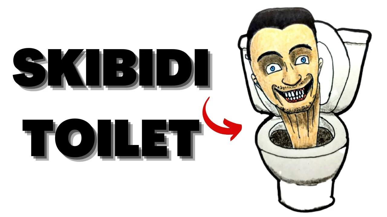 Cómo DIBUJAR los🚽SKIBIDI TOILET (Sanitario) How to DRAW The SKIBIDI TOILET