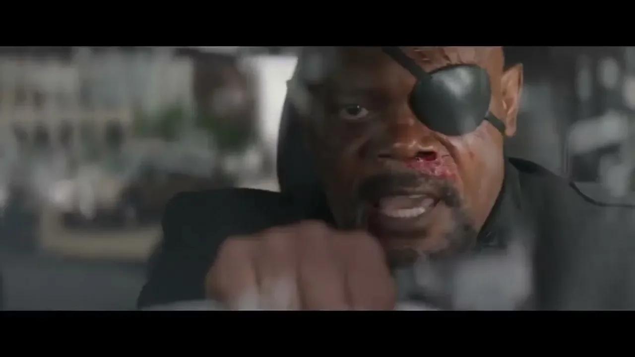 Nick Fury Assassination Attempt Car Chase Scene Captain America The ...