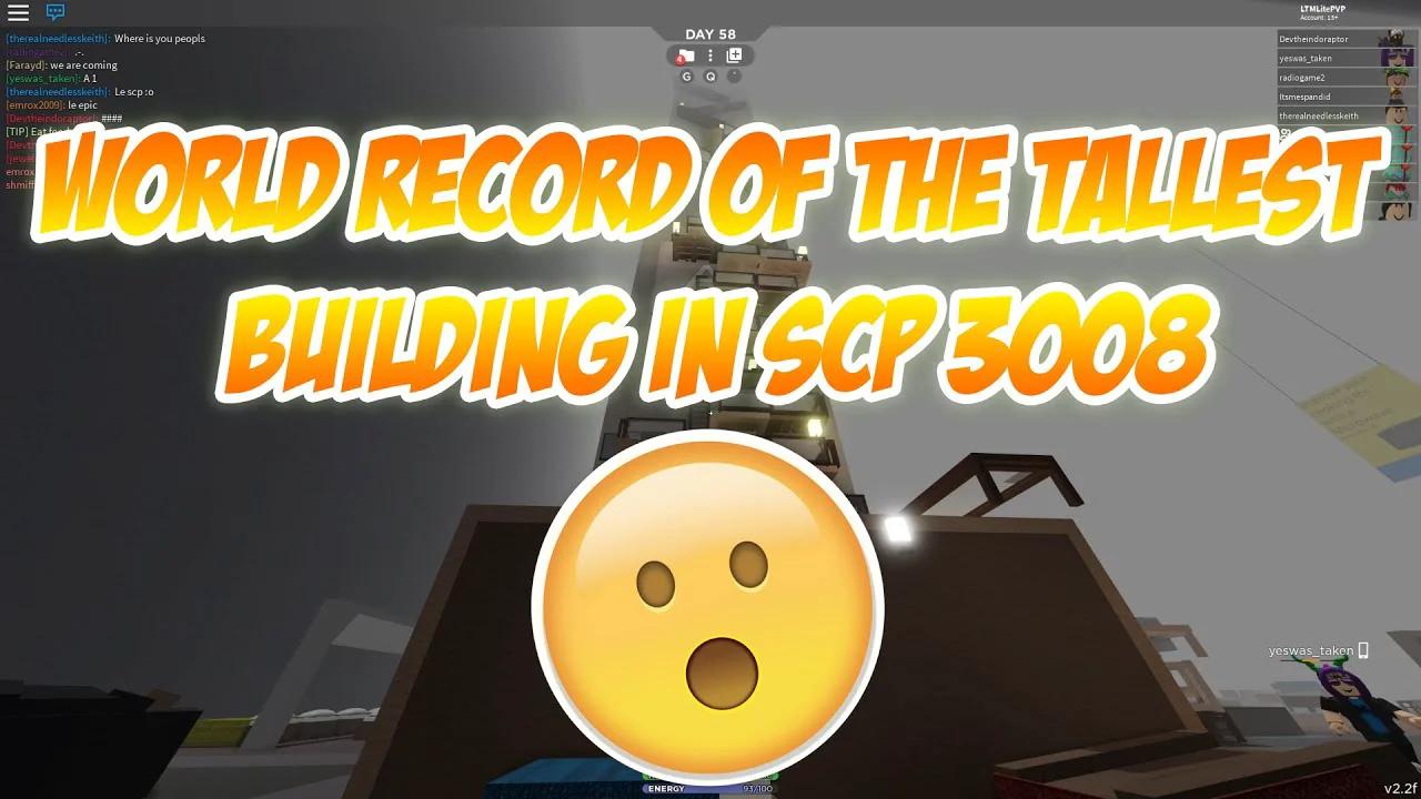 World Record of the Tallest Building in SCP 3008! w/ Clap Gang