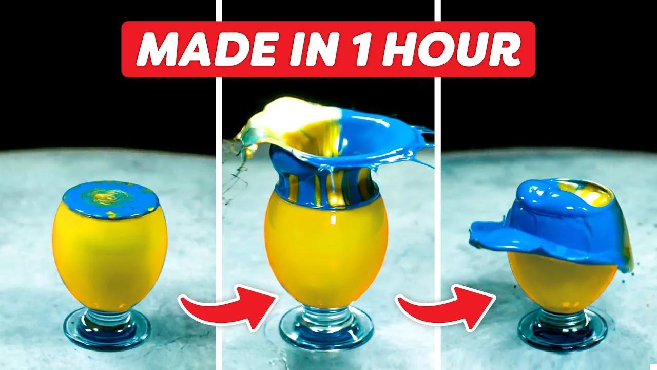 Recreating Slow Motion Art In 1 Hour Video Challenge