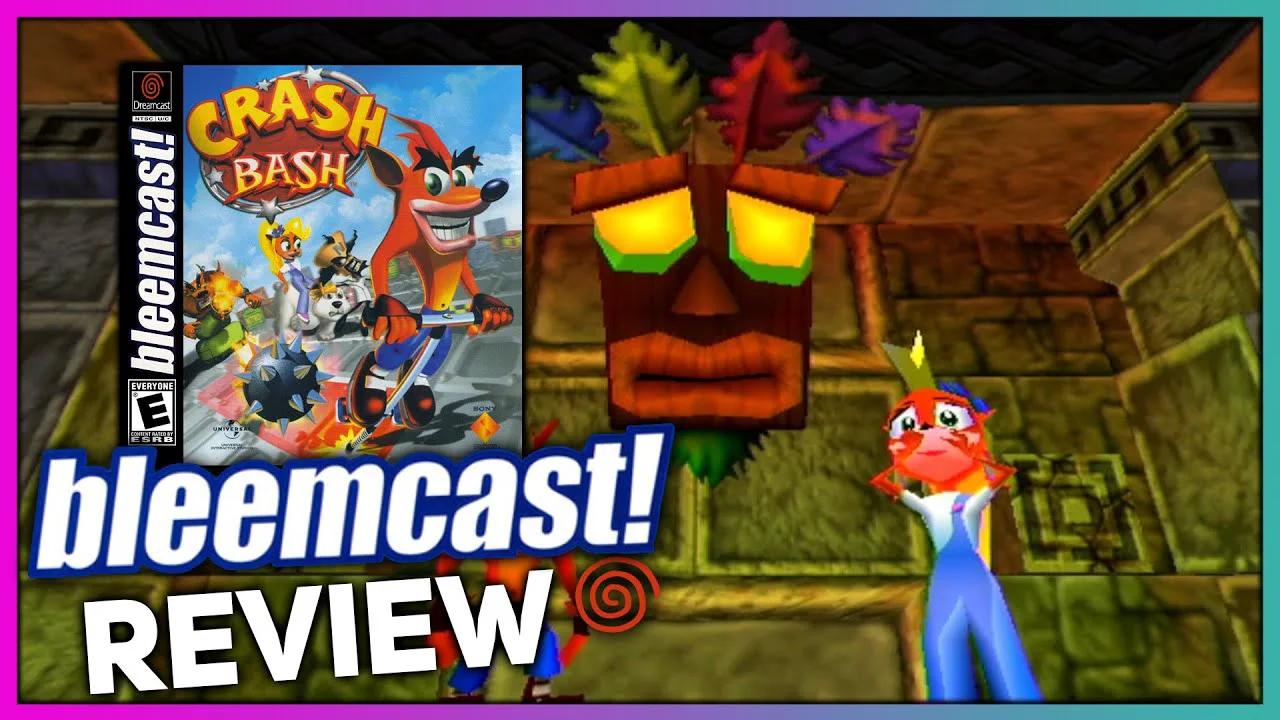 CRASH BASH ON SEGA DREAMCAST | BLEEMCAST AND DOWNLOAD LINK INCLUDED