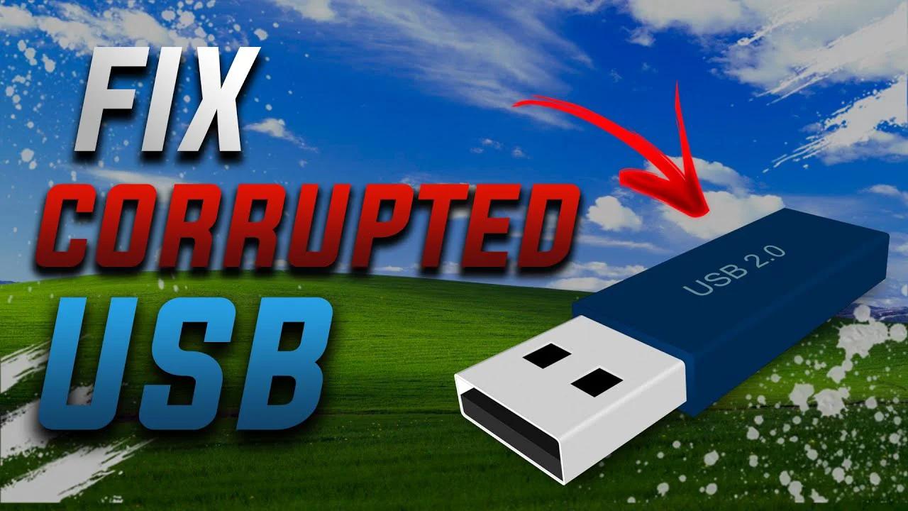 How To Fix Corrupted USB Drive In Windows Computer using Windows XP in 2022