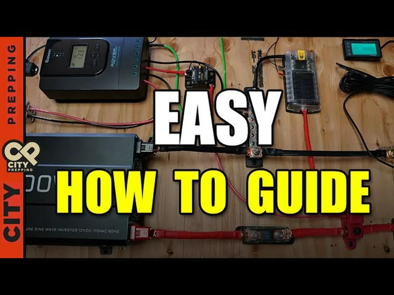 How To Build A Solar Setup (12V, 2000W): COMPLETE Step-by-Step, DIY Guide