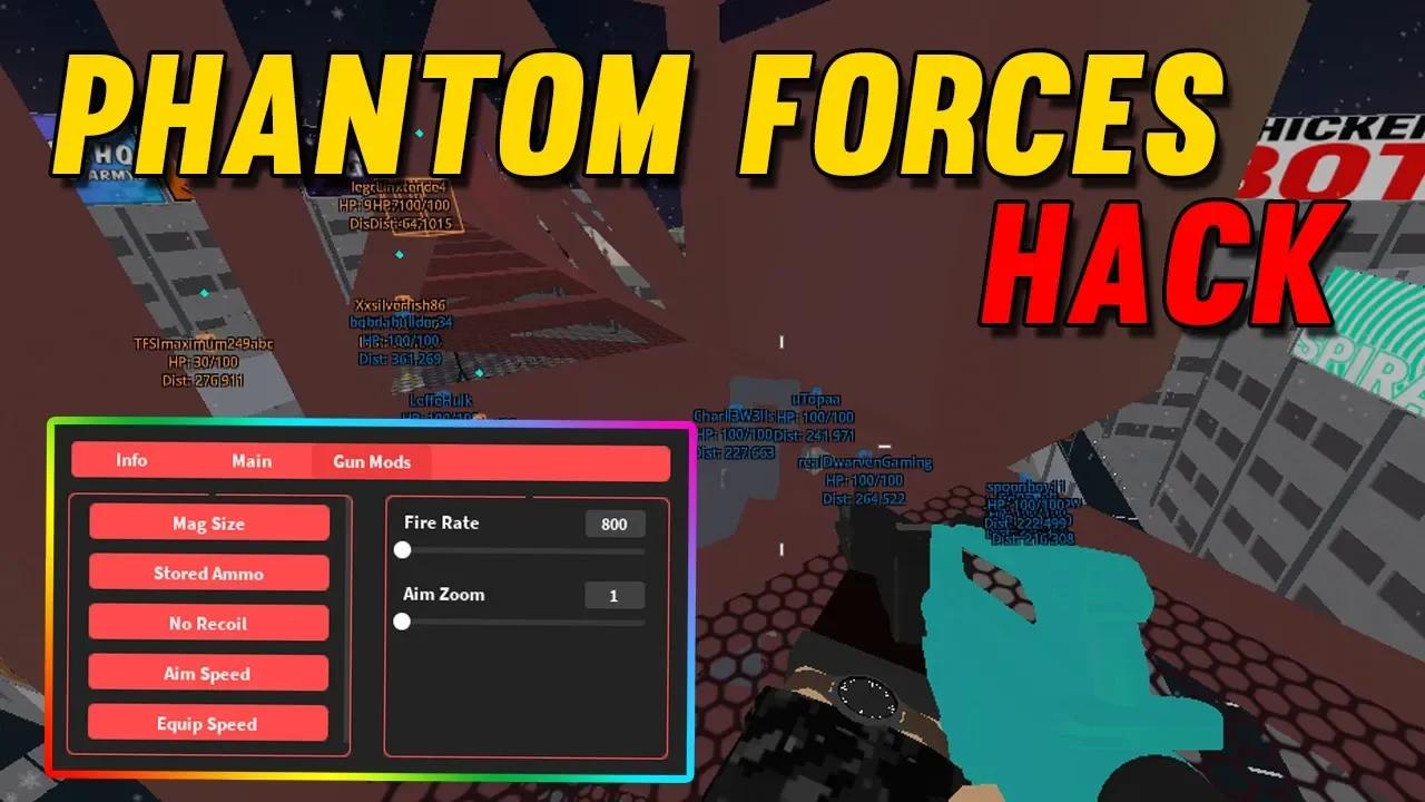 OP Free Phantom Forces GUI : Roblox Phantom Forces Script GUI HACK/SCRIPT WORKING