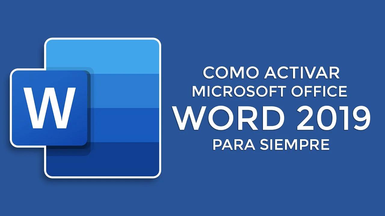 COMO ACTIVAR MICROSOFT OFFICE WORD 2019 PARA SIEMPRE 2021 PARA WINDOWS ...