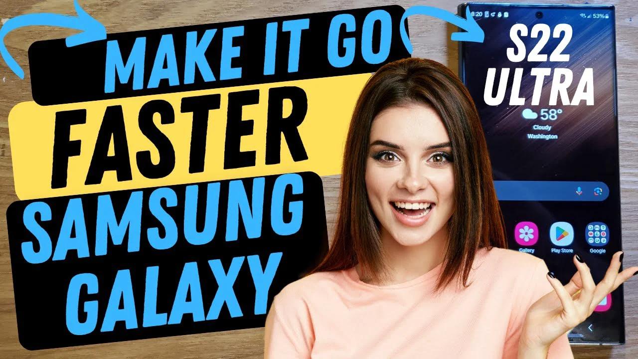 Does This Really Work? Making My Samsung Galaxy S22 Ultra Run Faster ...