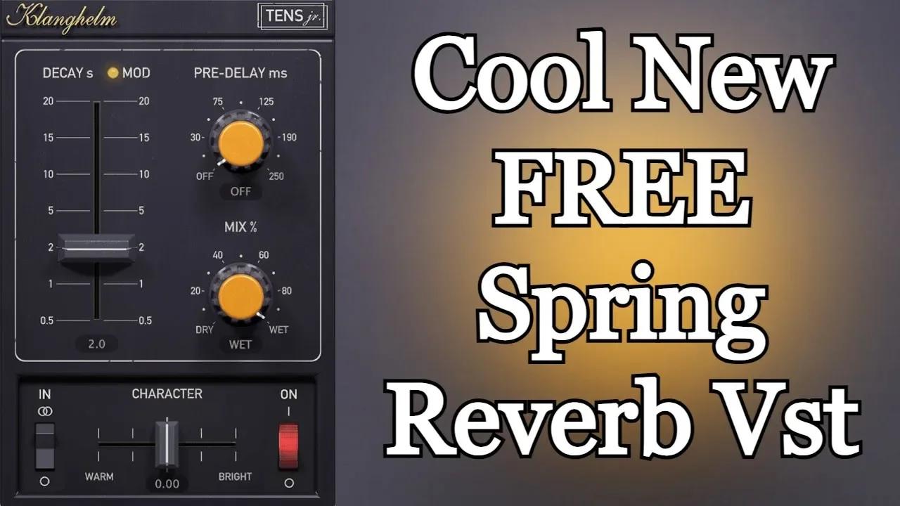 Cool New FREE Spring Reverb VST Plugin by Klanghelm - Tens Jr. - Quick ...