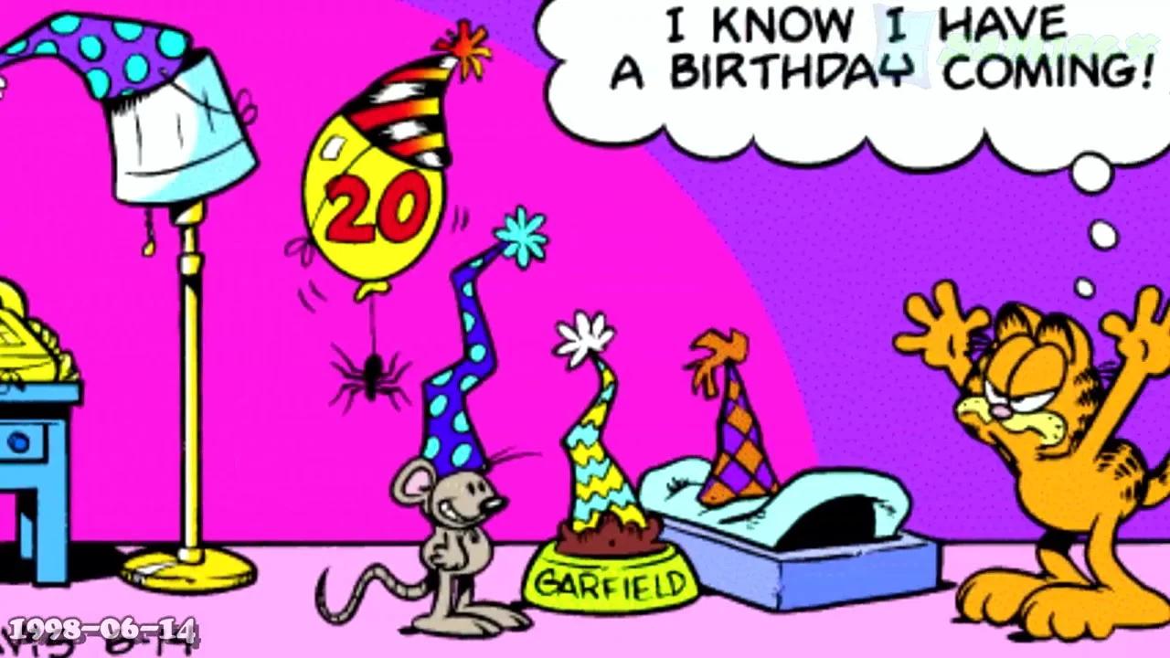 Microsoft Sam reads Funny Garfield Comics (Ep. 17): Birthday Bonanza!