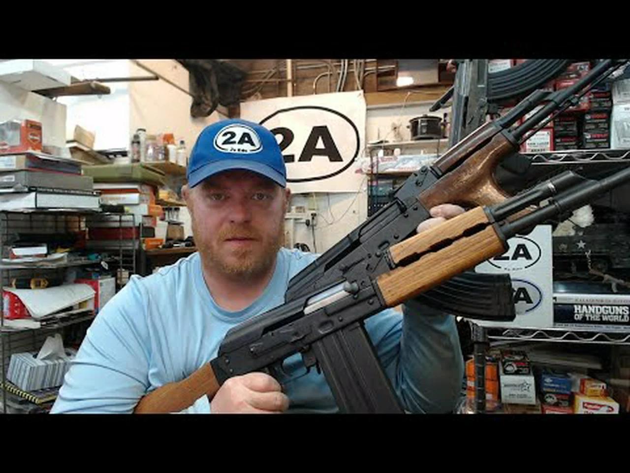 AK-47 Field Strip Disassembly For Cleaning - PSA GF3-R Romanian AKM ...