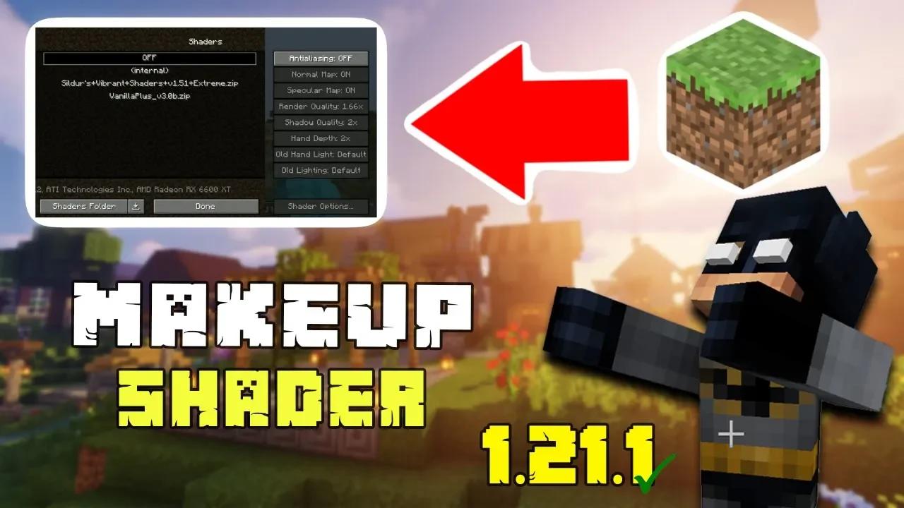 How To Install MakeUp Shaders in Minecraft 1.21.1 (2024)