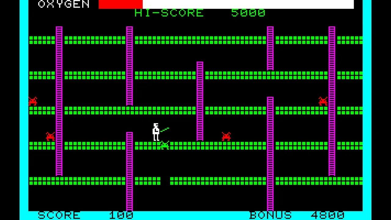 Sharp MZ-700 Game: Manik Panik (1984 Solo Software)