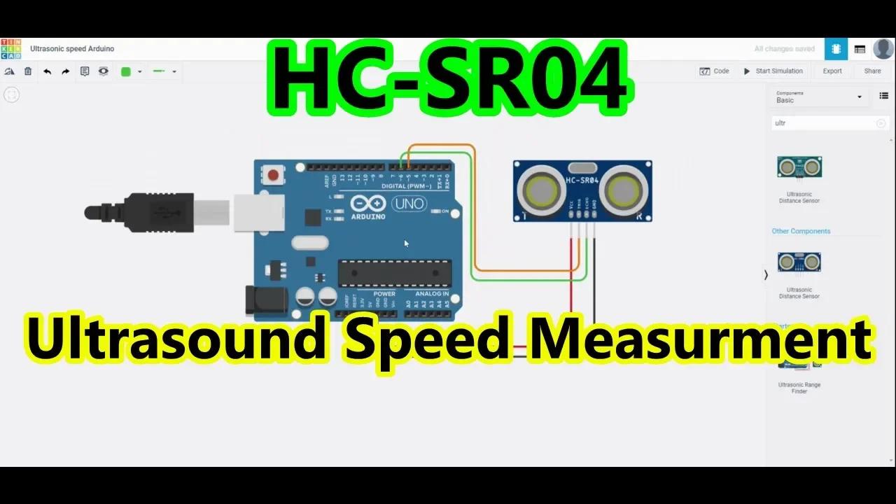 Build Arduino Ultrasound Speed Measurement Device Right Now