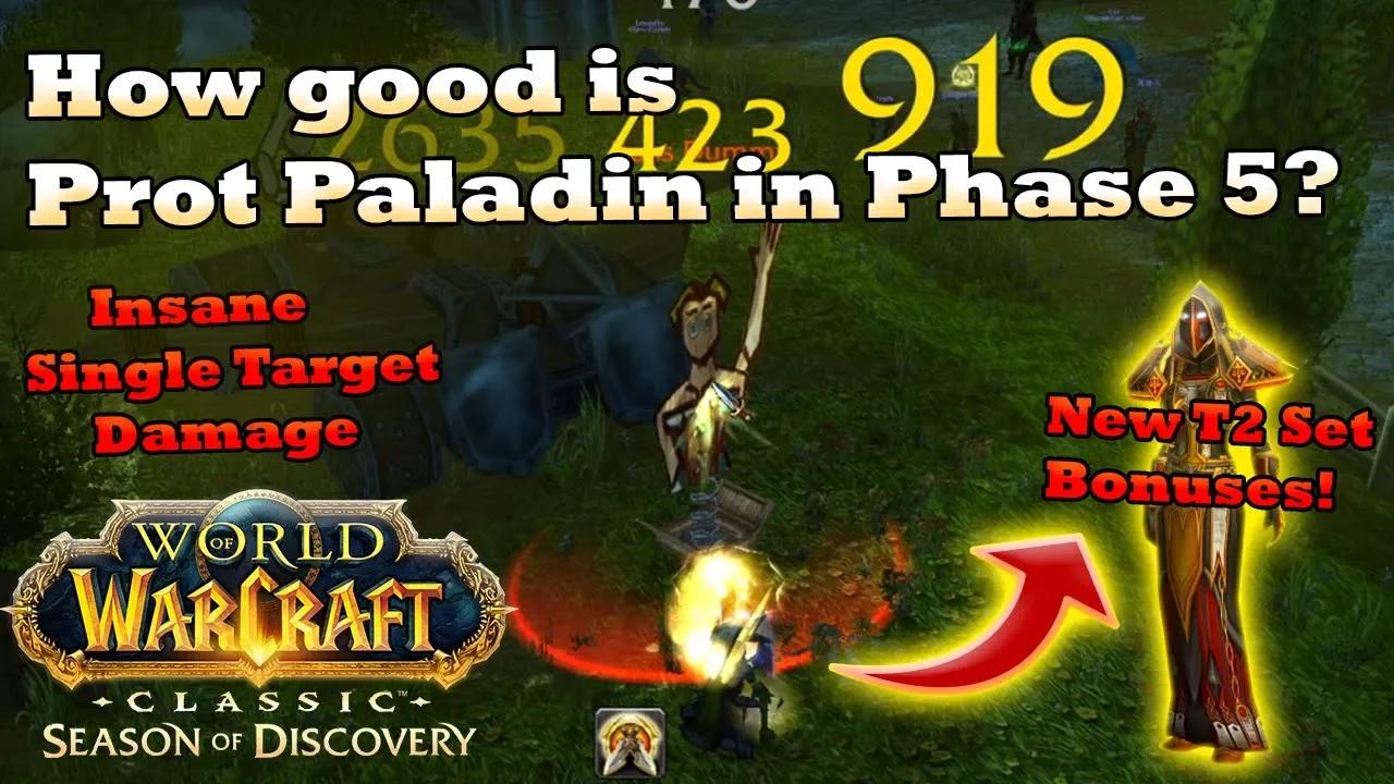 How good is Prot Paladin on Phase 5? [WoW SoD PTR Testing]