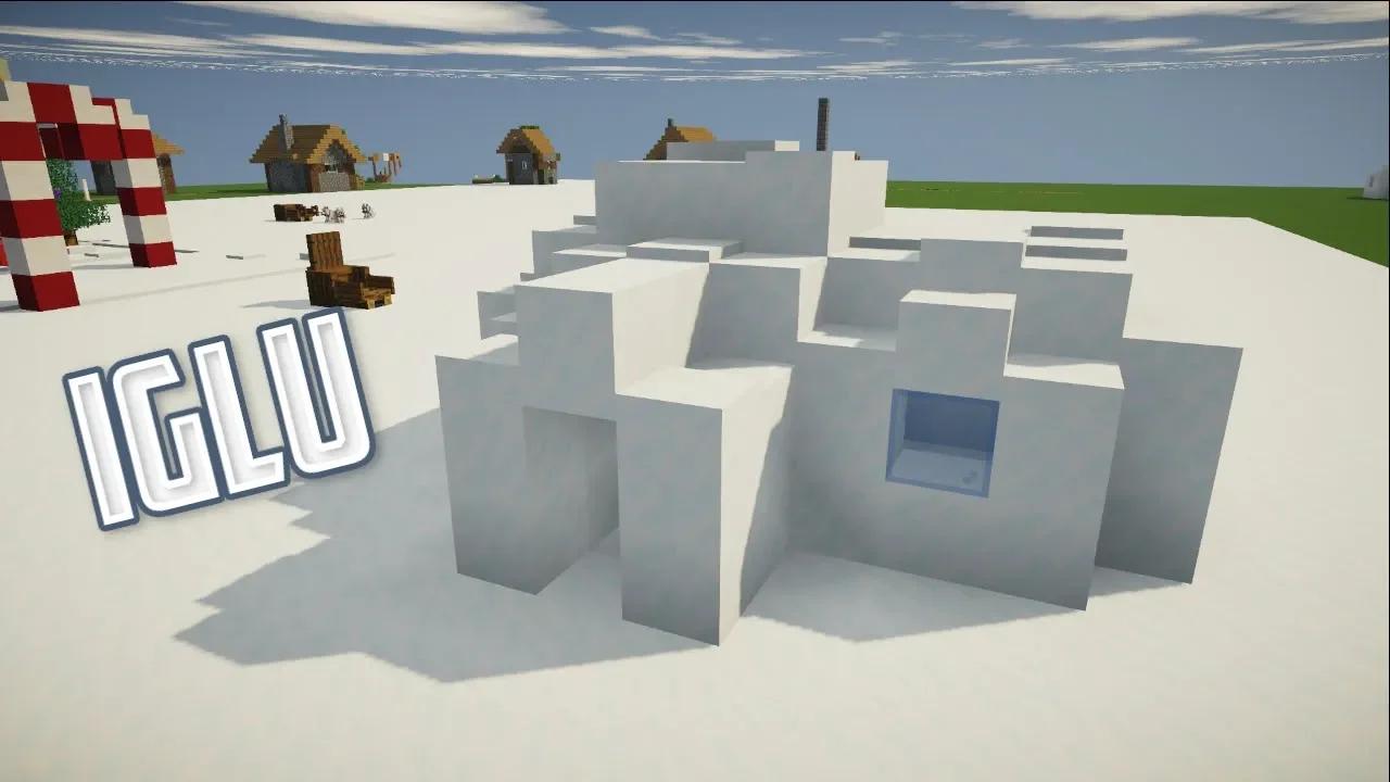 Cómo hacer un IGLÚ en MINECRAFT