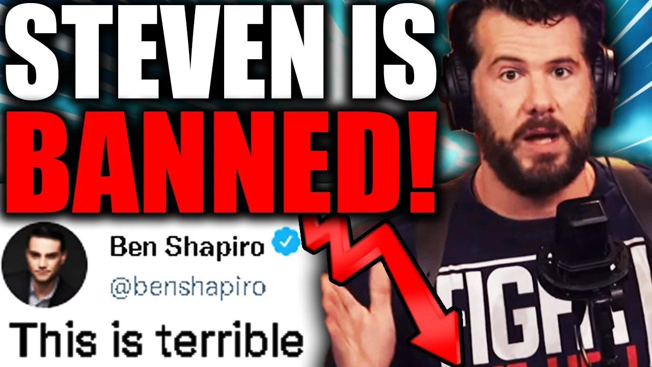 Steven Crowder Gets BANNED For INSANE REASON And Does THIS.. We Need To ...